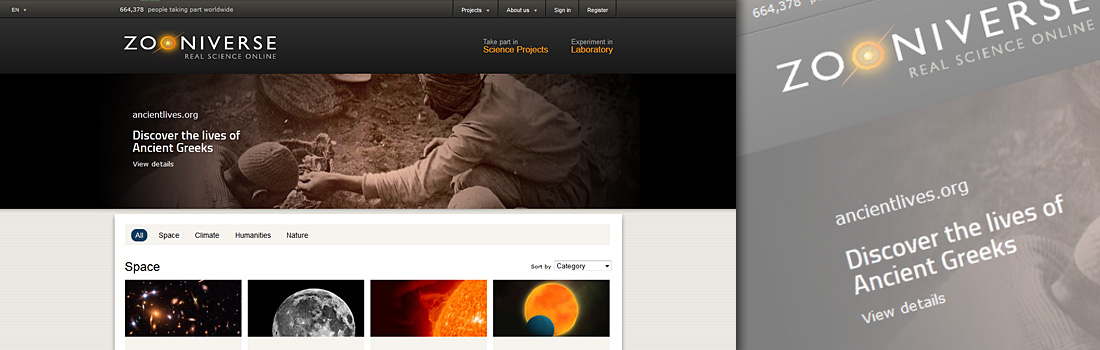 Zooniverse - Fingerprint Digital Media