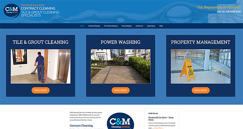 C&M Cleaning Services - Fingerprint Digital Media